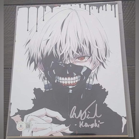 Art | Tokyo Ghoul Kaneki 8x1 Photo Signed By Austin Tindle | Poshmark